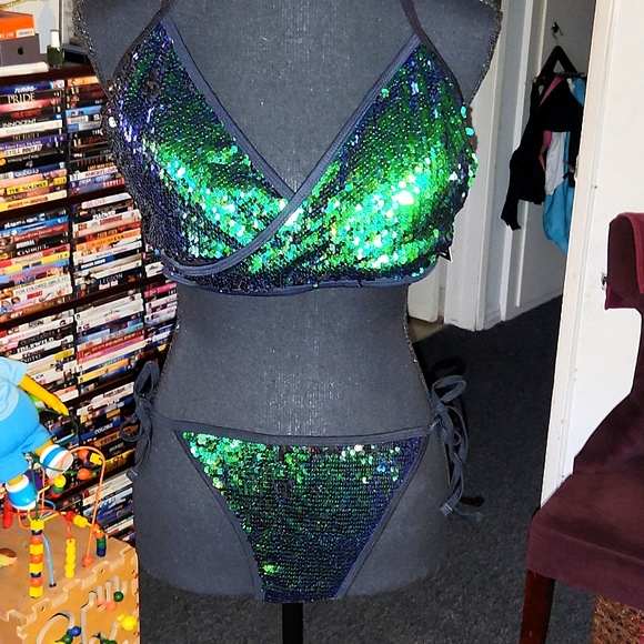 New Look | Swim | New Look Sequin Bathing Suit | Poshmark